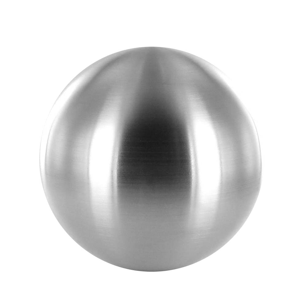 Sphère Ornement Inox Brossé Fileté | Inox Design